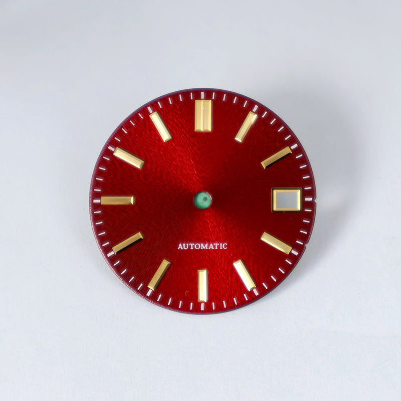 Champagne Gold Sunburst GS No Lume Invisible Texture NH35 Movement ...