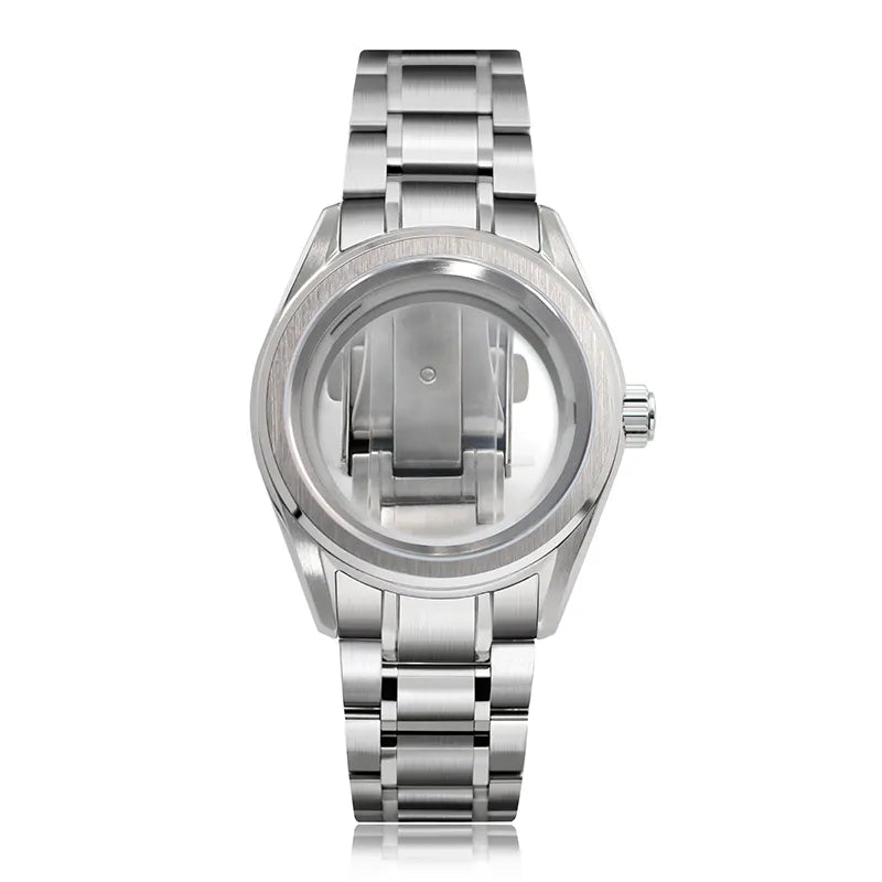 38mm Watch Case Stainless Steel Classic for MIYOTA 9015 Movement 28.5mm ...