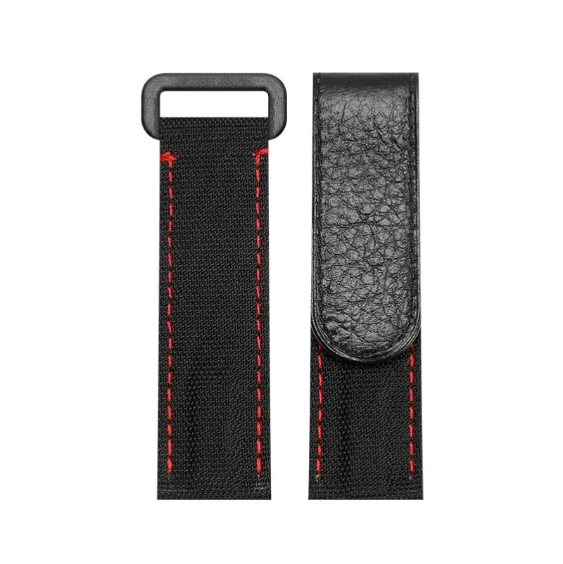 Watch strap nylon velcro men's matching carbon fiber case VK63/4130 ...