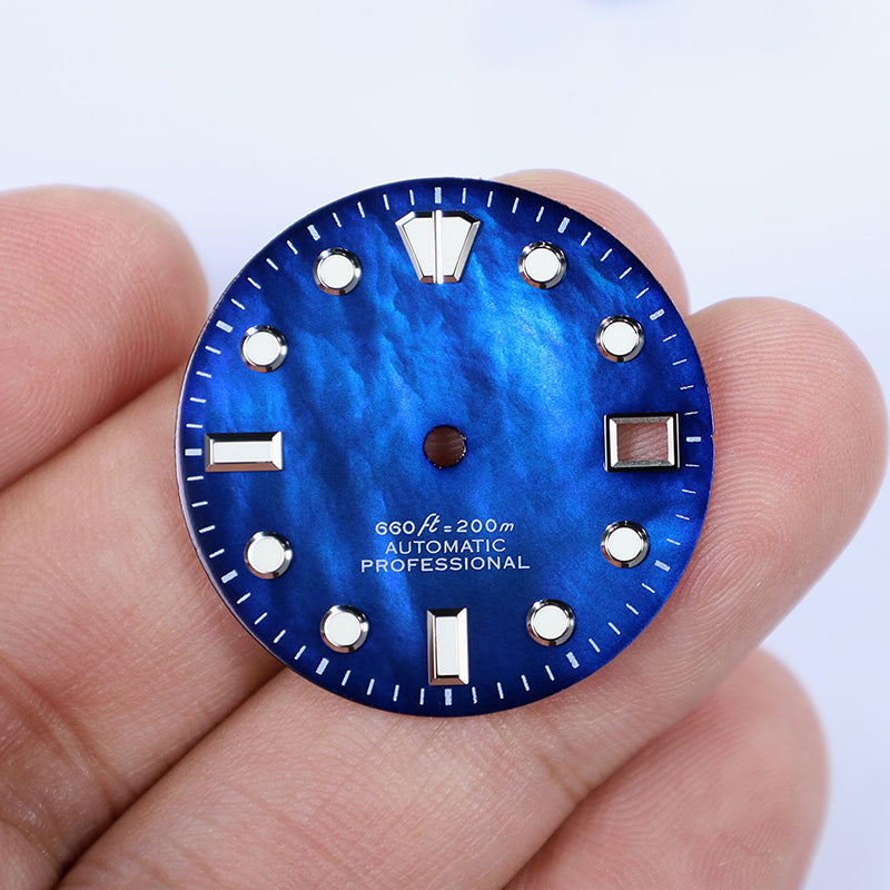 Malachite Dial Mod Accessories for Nh34 Date Window Custom Logo Abalo ...